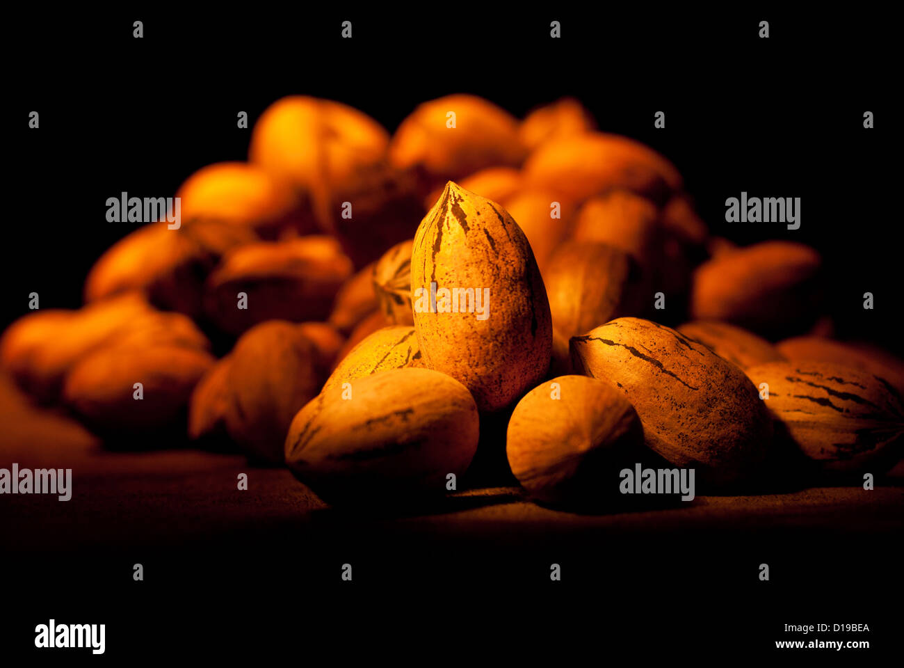 A photograph of pecans in shell Stock Photo - Alamy