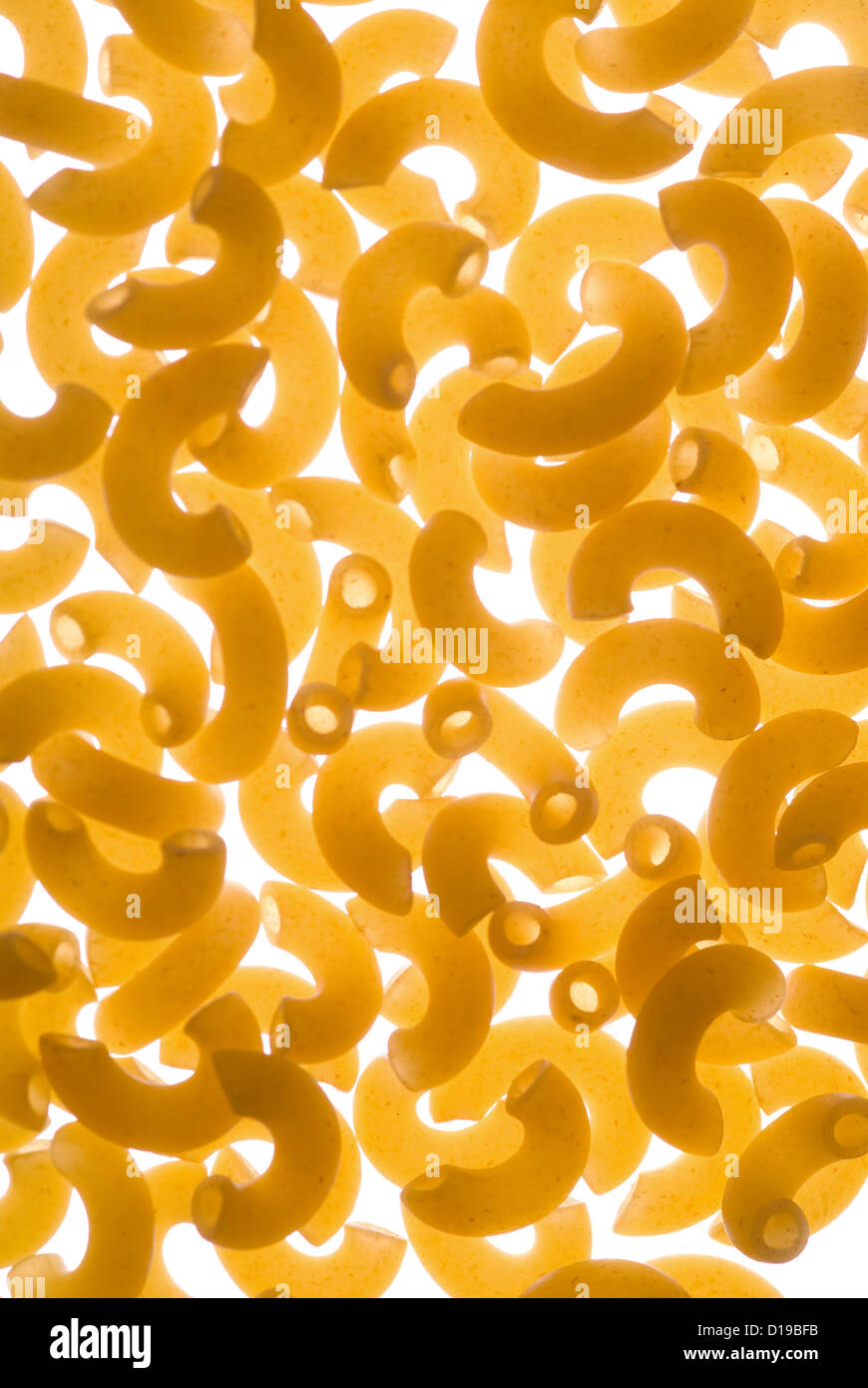 A photograph of macaroni noodles Stock Photo - Alamy