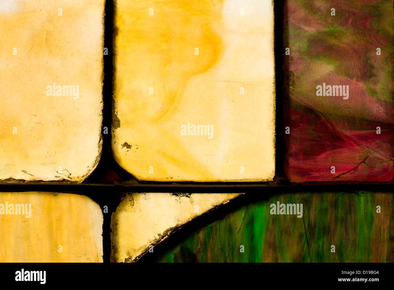 Stained Glass Windows, Close-up Macro Stock Photo - Alamy