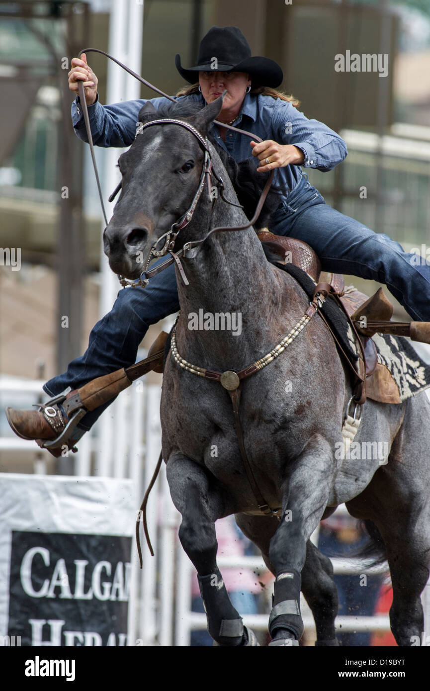 Barrel racing hi-res stock photography and images - Alamy