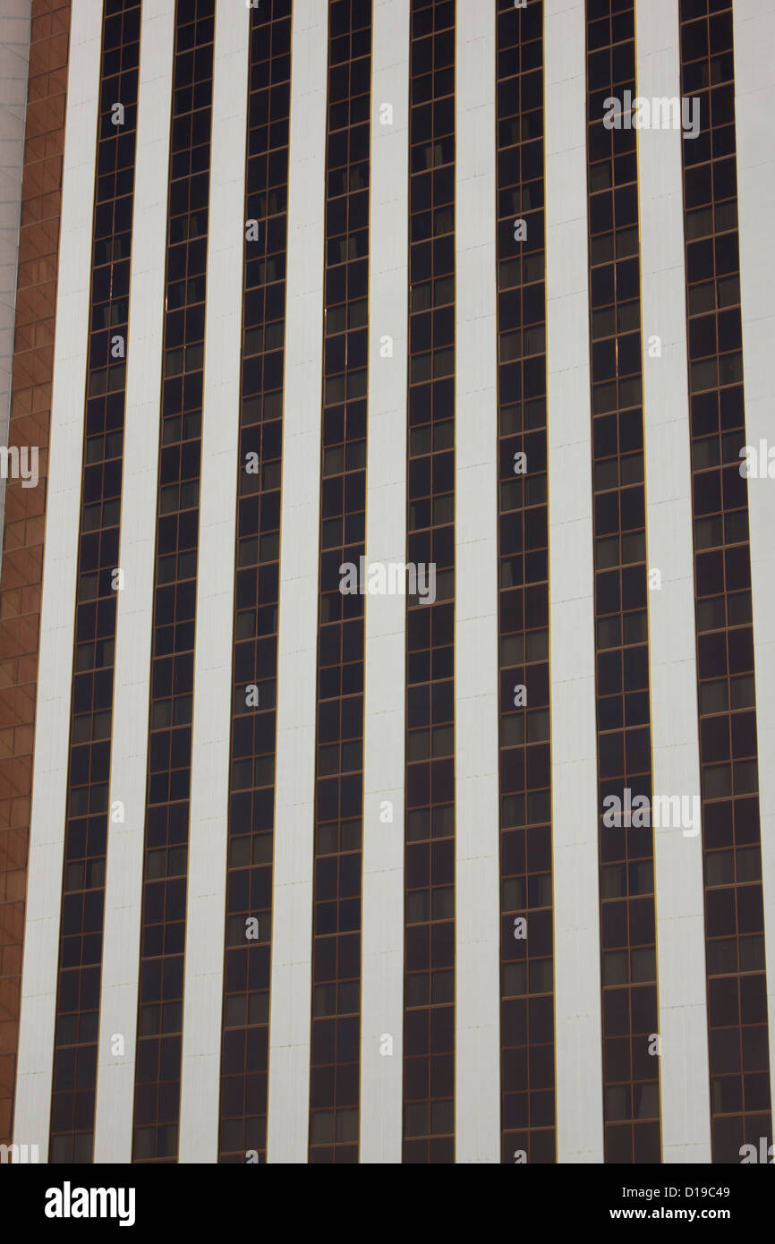 The side of a very big casino or business building or hotel resort ...