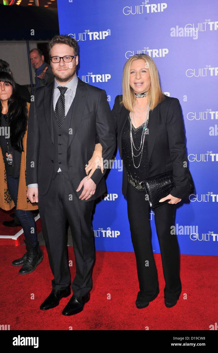 Seth Roger, Barbara Streisand at arrivals for GUILT TRIP Premiere ...
