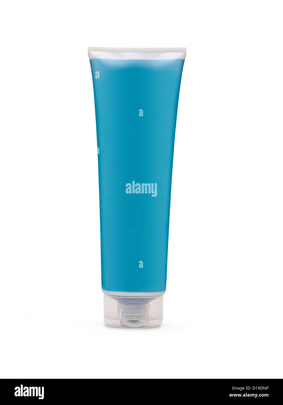 Blue shampoo bottle on white isolated Stock Photo - Alamy