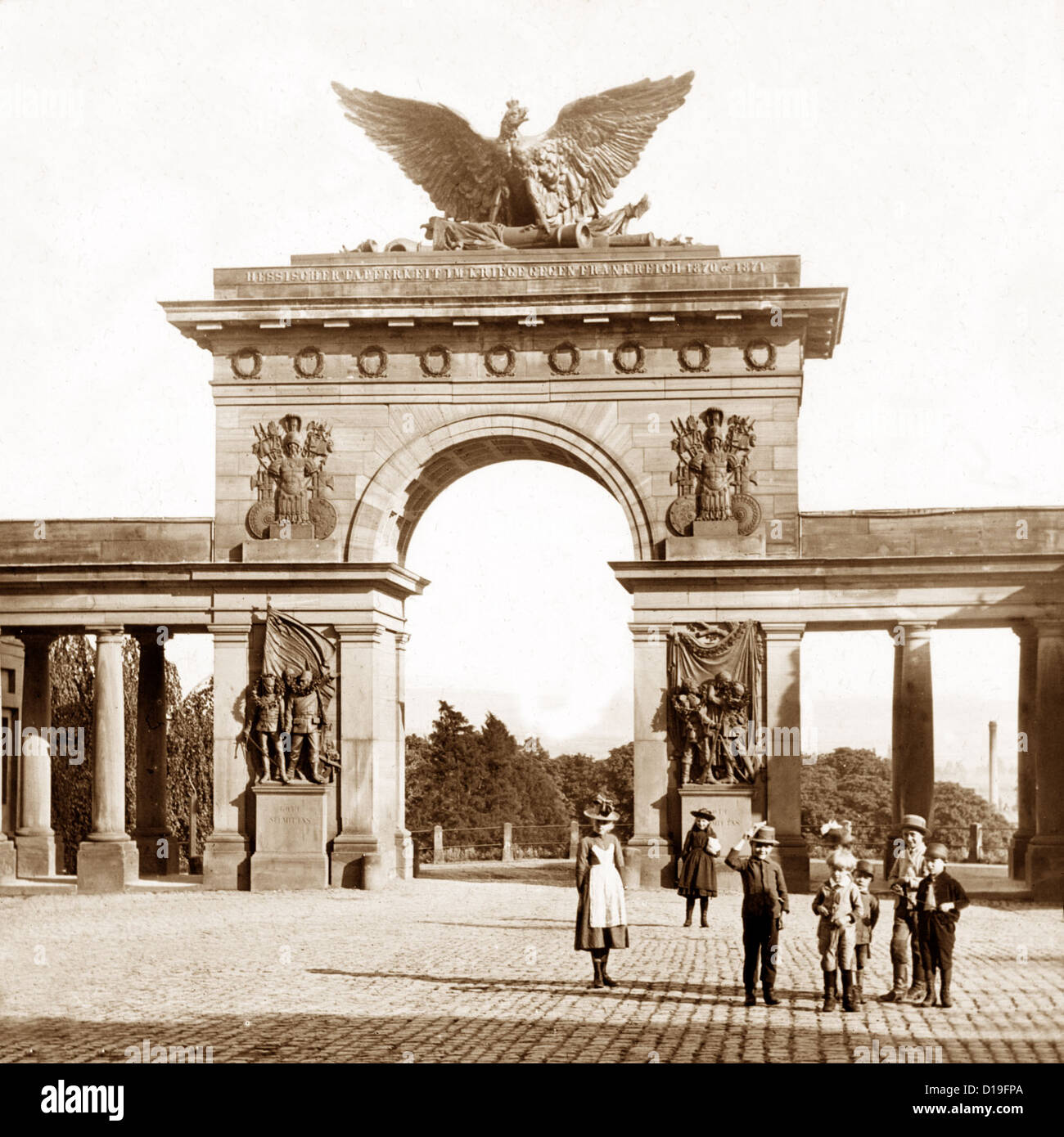 Kassel War Memorial Germany Victorian period Stock Photo - Alamy