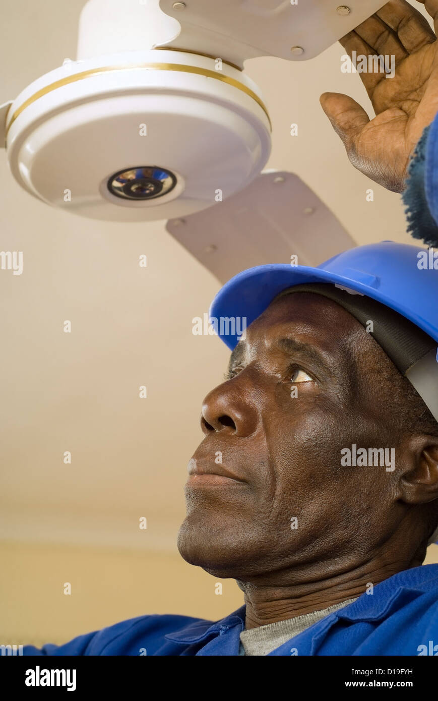 African American Construction Worker Handyman Carpenter Electrician