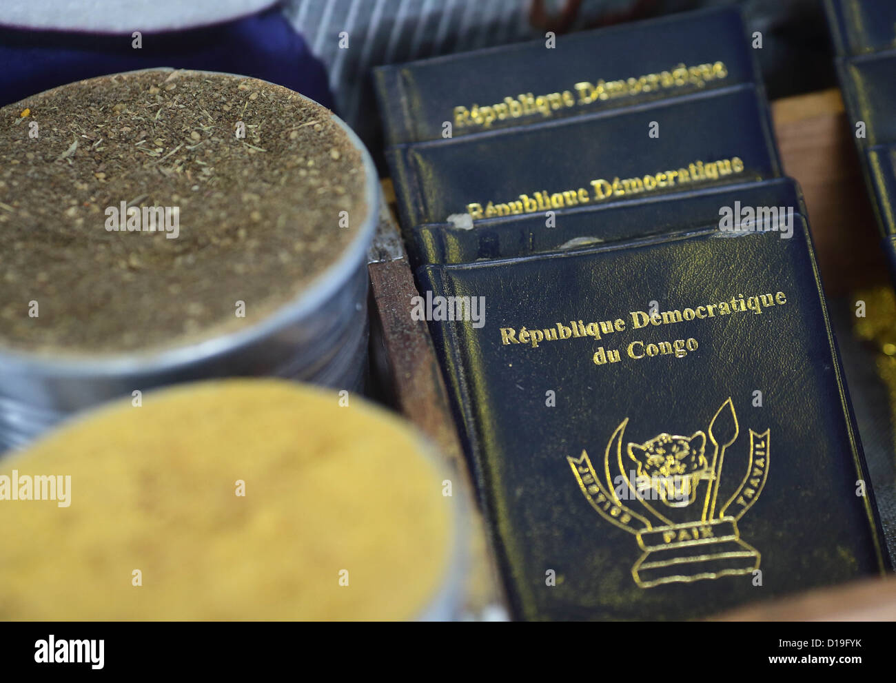 The covers for passports from the Democratic Republic of Congo are ...