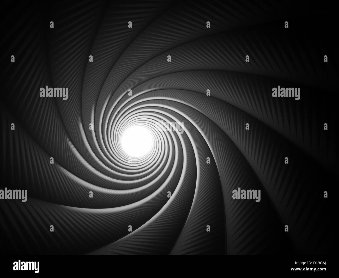 3d image of inside of pistol barrel Stock Photo - Alamy