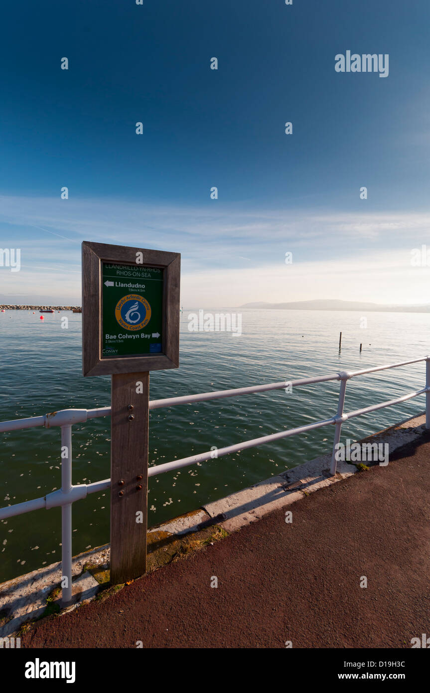 Rhos On Sea North Wales Stock Photo - Alamy