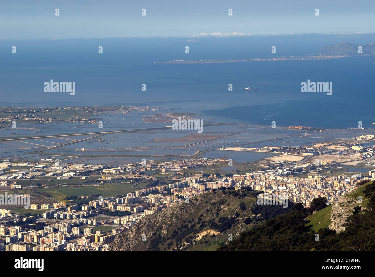 Erice Italy Sicile Trapani Stock Photo - Alamy