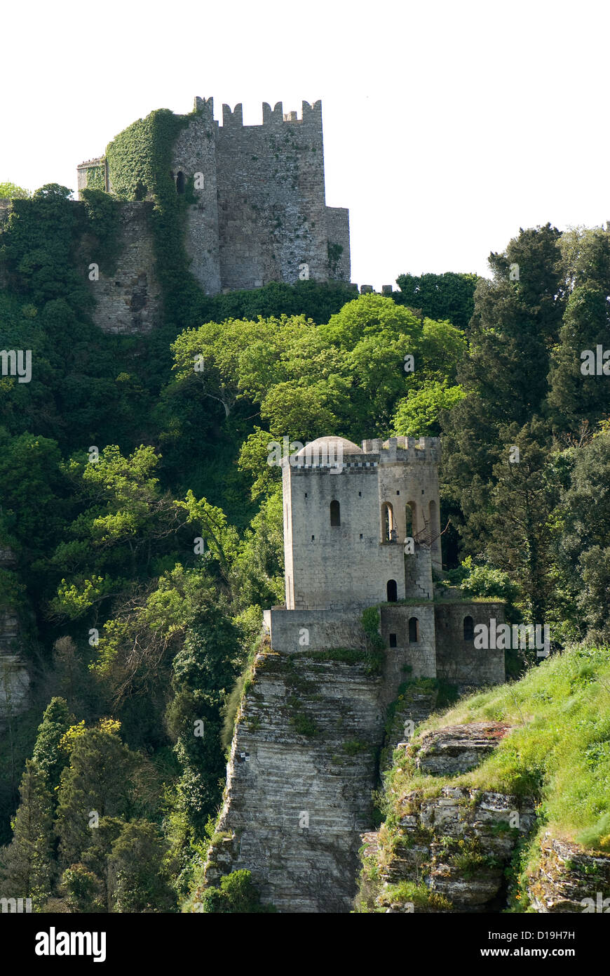 venus castle Erice Italy Sicile Stock Photo - Alamy