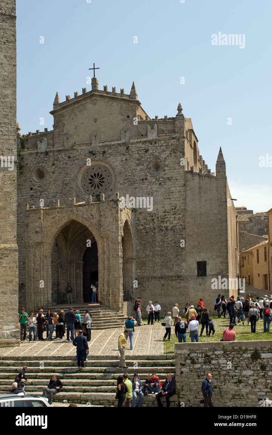 Chiesa Matrice Erice Italy Stock Photo - Alamy