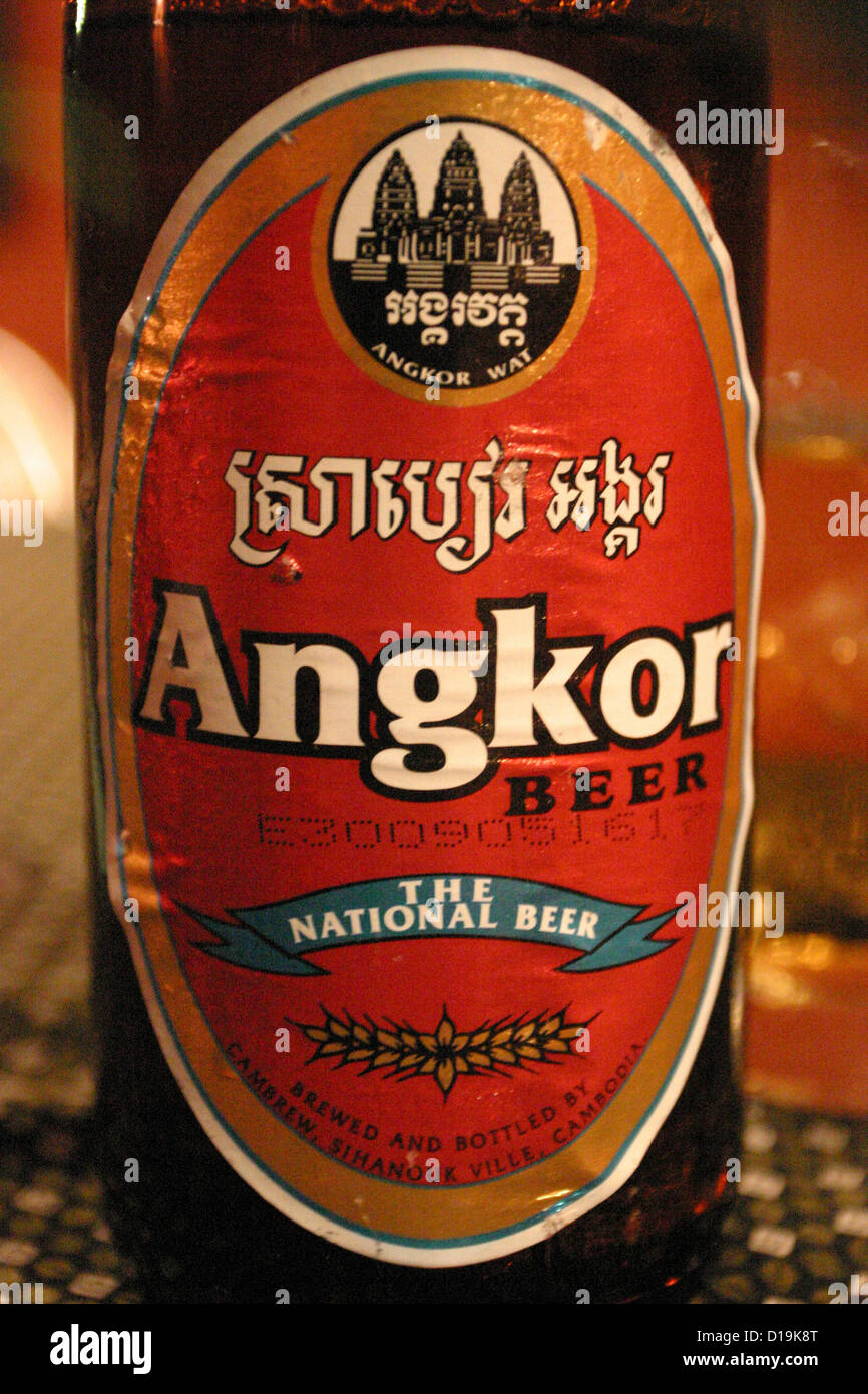 Angkor beer label hi-res stock photography and images - Alamy