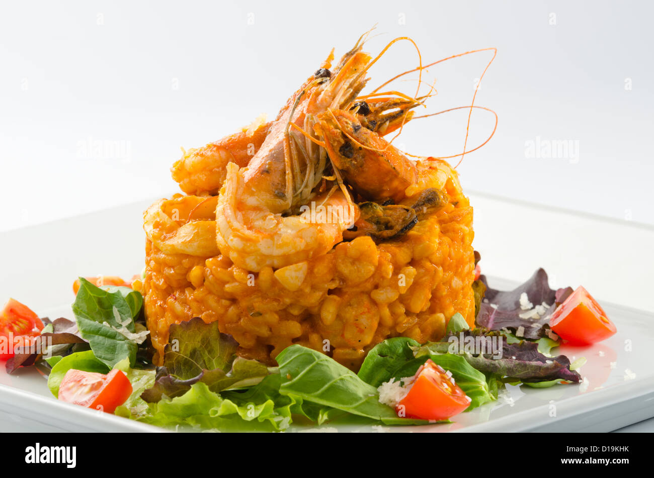 Seafood risotto hi-res stock photography and images - Alamy