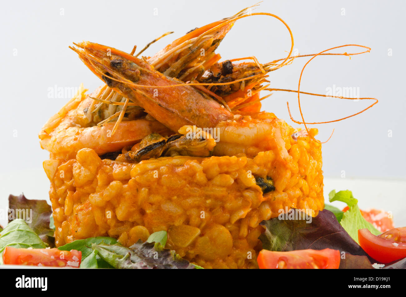 Seafood risotto hi-res stock photography and images - Alamy
