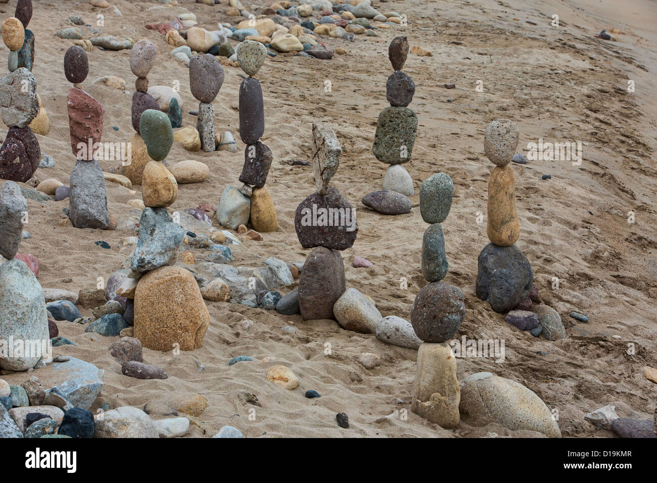 Puerto Vallarta Mexico beach balance rock Stock Photo - Alamy