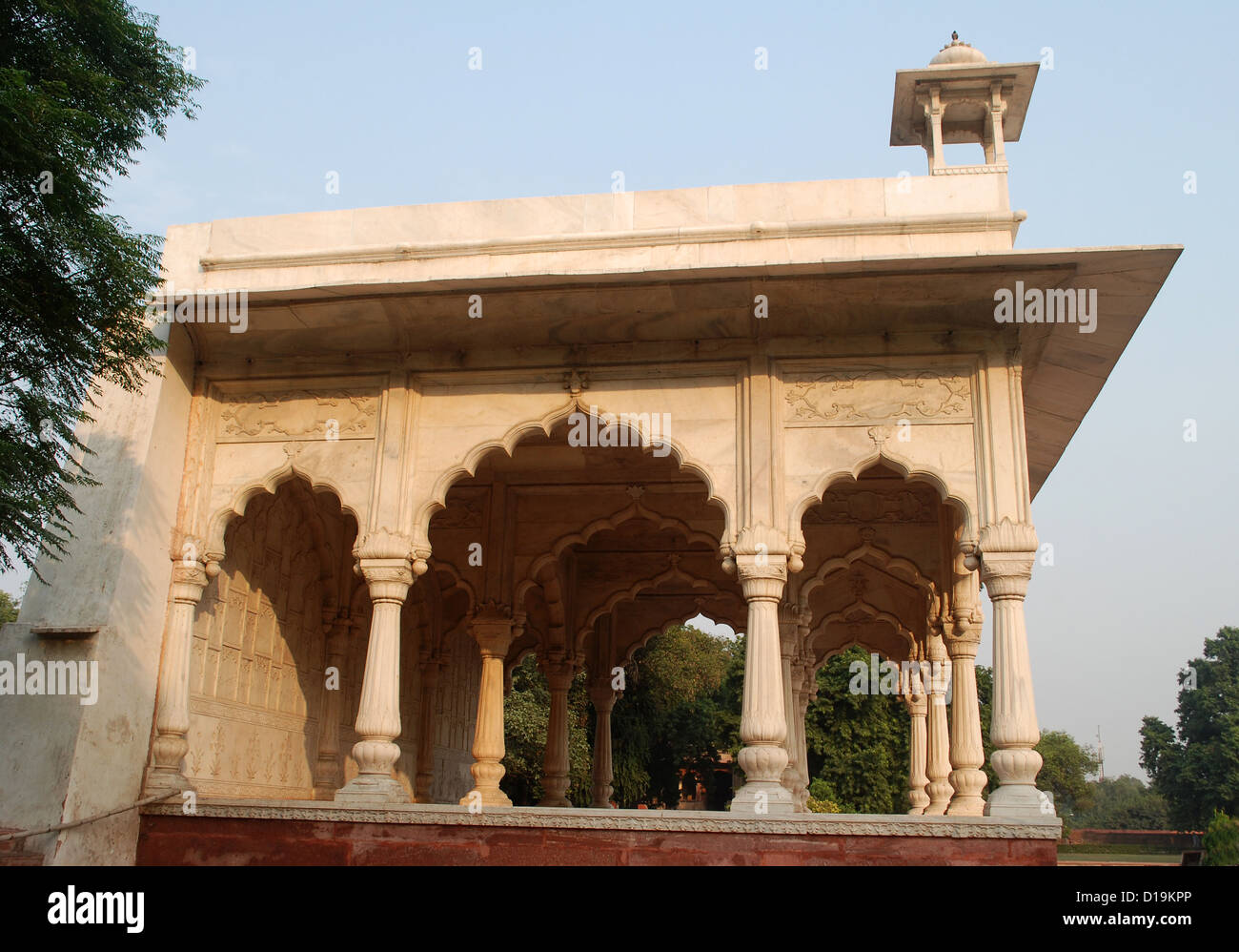 a marble building inside red fort,delhi,india Stock Photo - Alamy