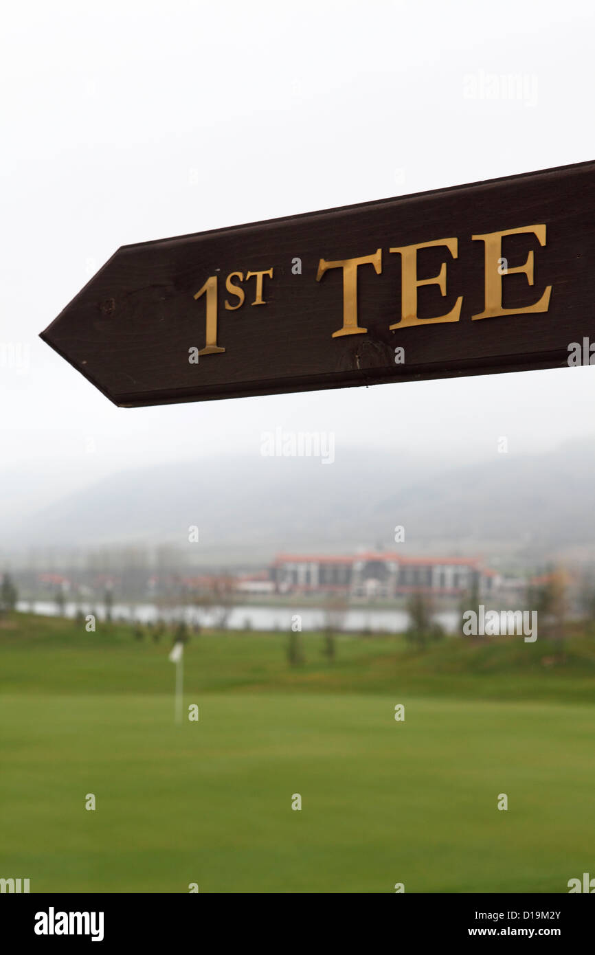 1st tee hi-res stock photography and images - Alamy