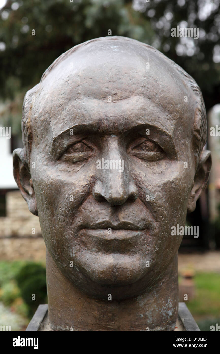 Bust of Todor Zhivkov, the Communist Party head of state of Bulgaria ...