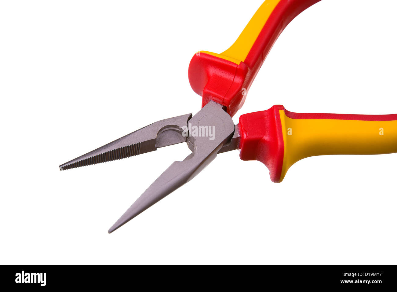 Close up of a modern nippers, isolated on white background Stock Photo ...