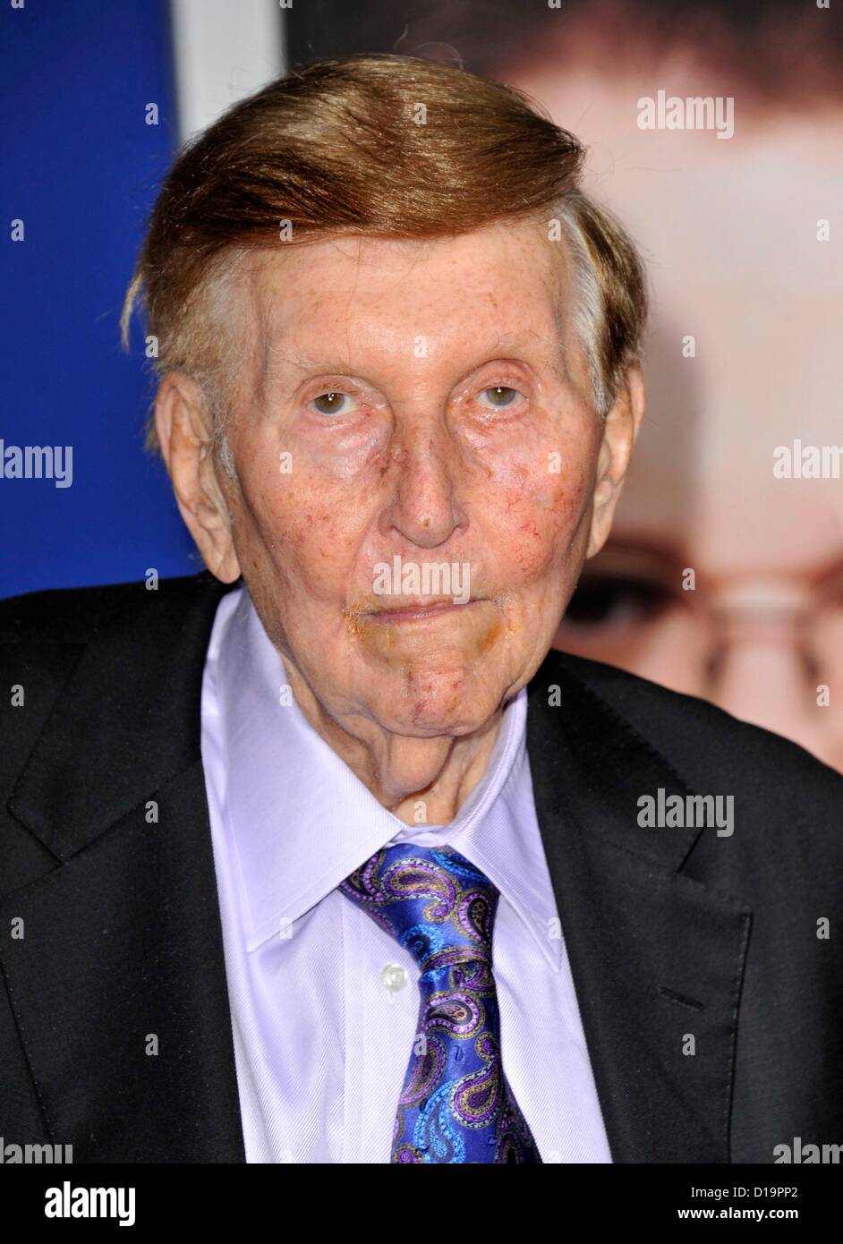 Los Angeles, USA. 11th December 2012. Sumner Redstone at arrivals for ...