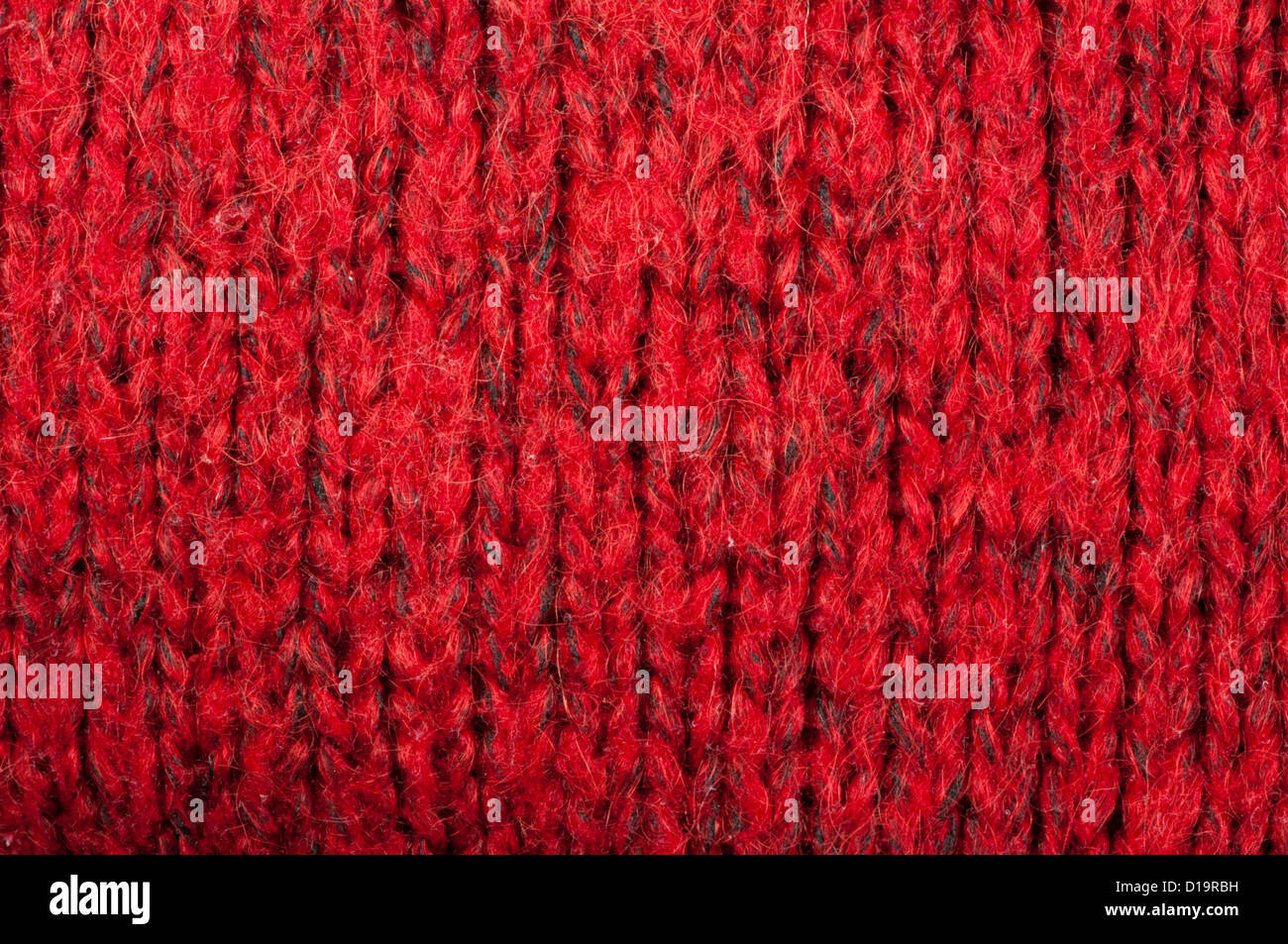 Handmade knit red background. Close up structure of the yarn Stock ...