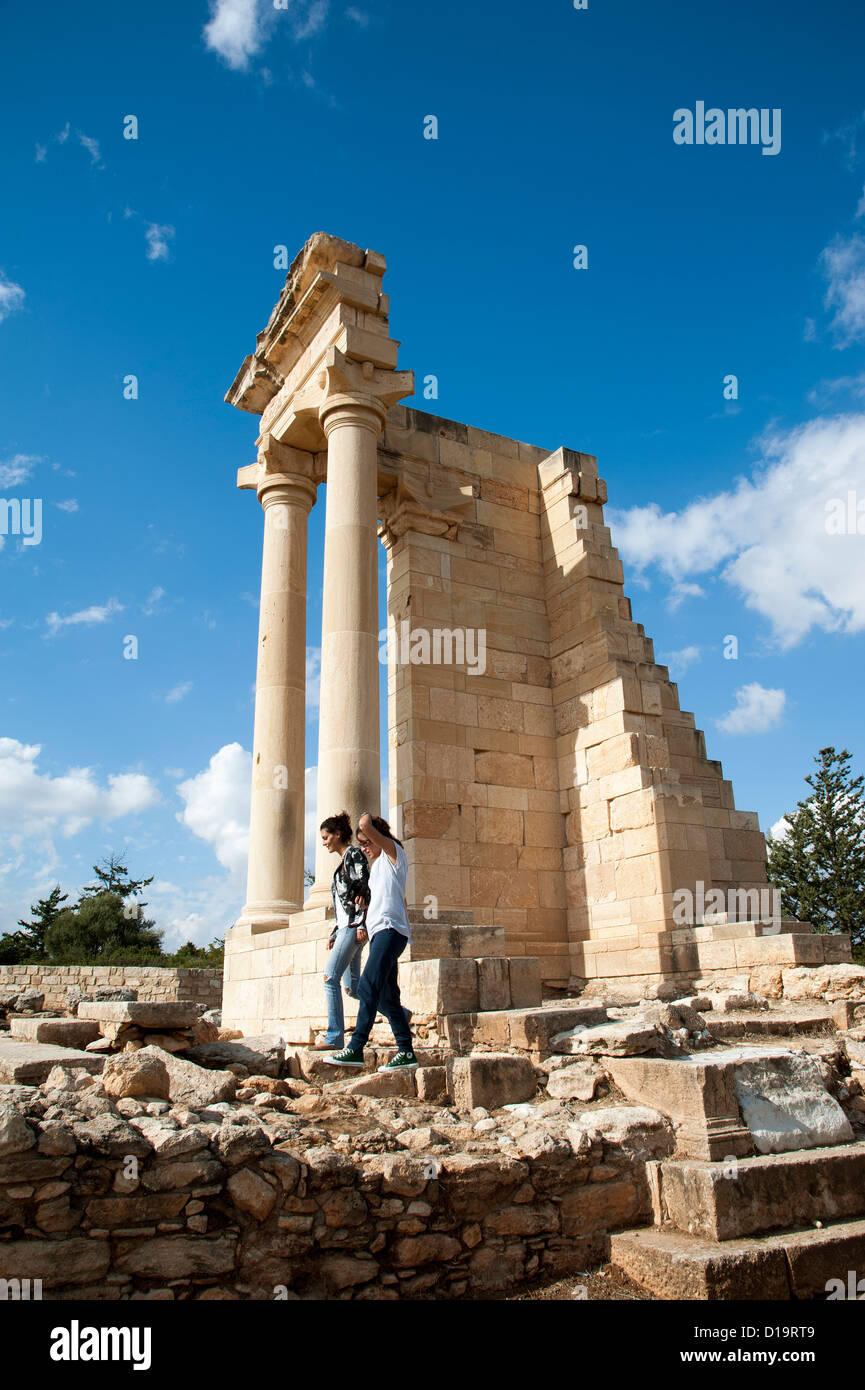 Apollo's Temple partly restored Sanctuary of Apollon Ylatis at Kourion ...