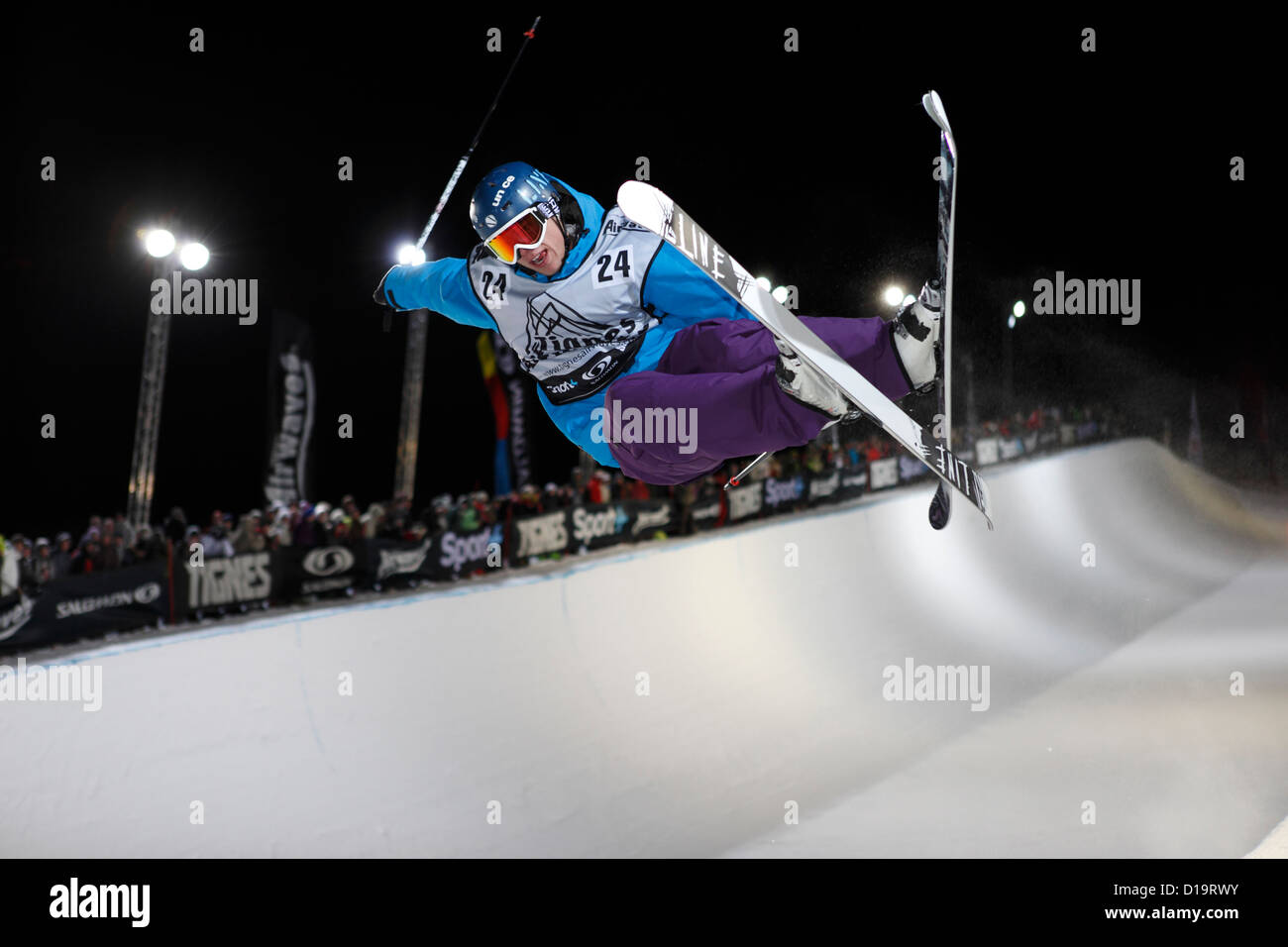 Freestyle skiers compete to pull off the most incredible tricks in the ...