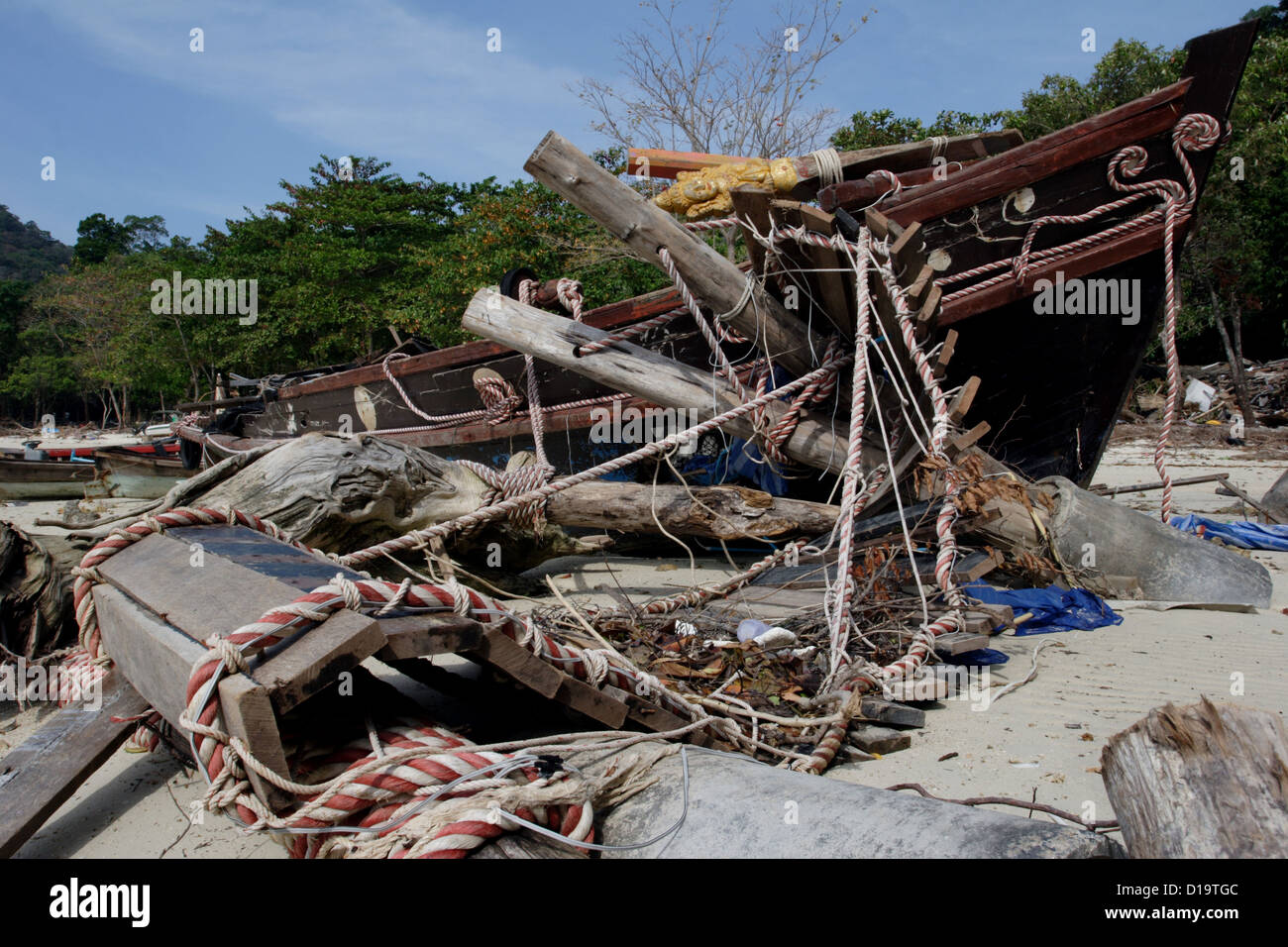 Tsunami damage 2004 thailand hi-res stock photography and images - Alamy