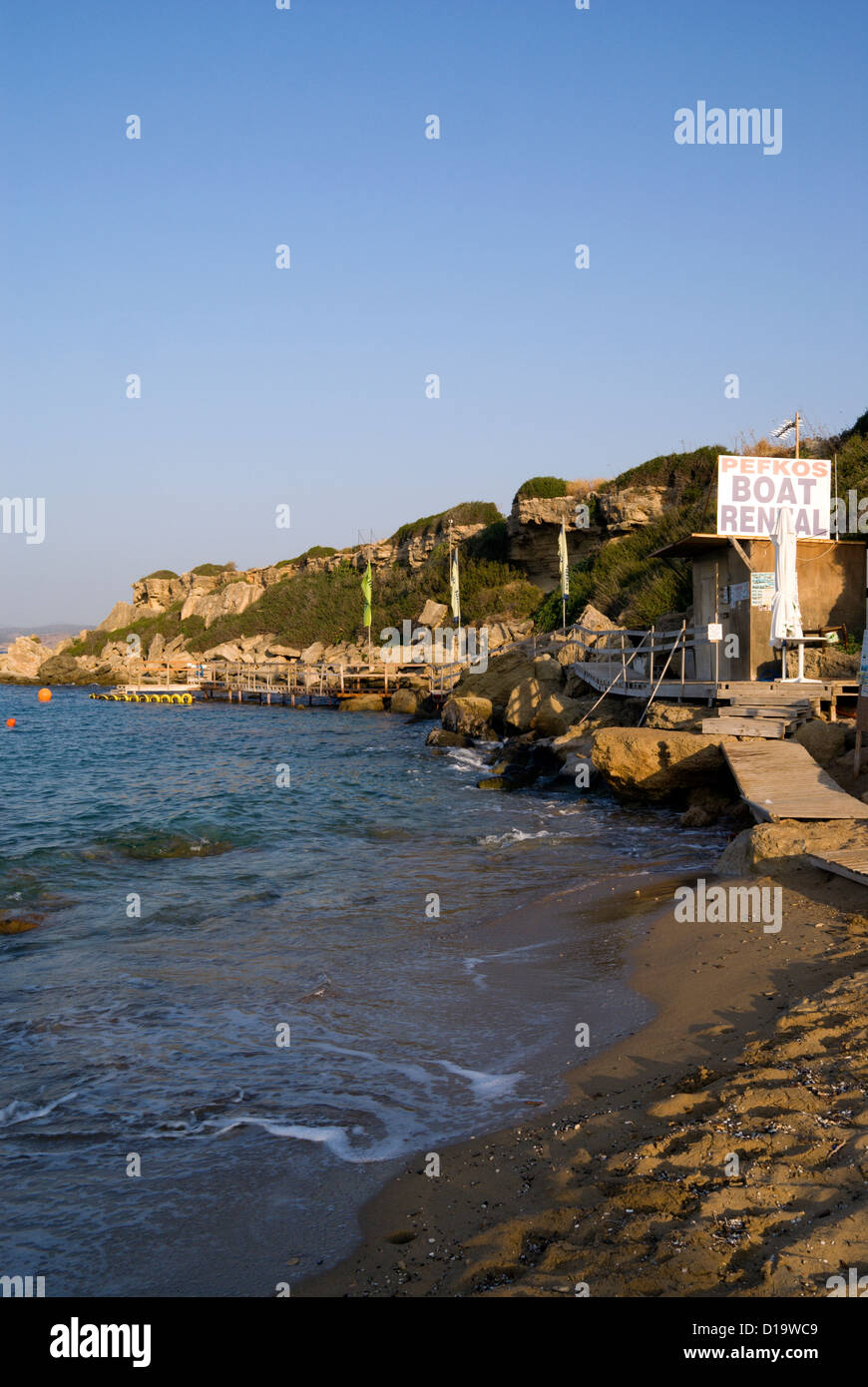 Pefkos lindos hi-res stock photography and images - Alamy