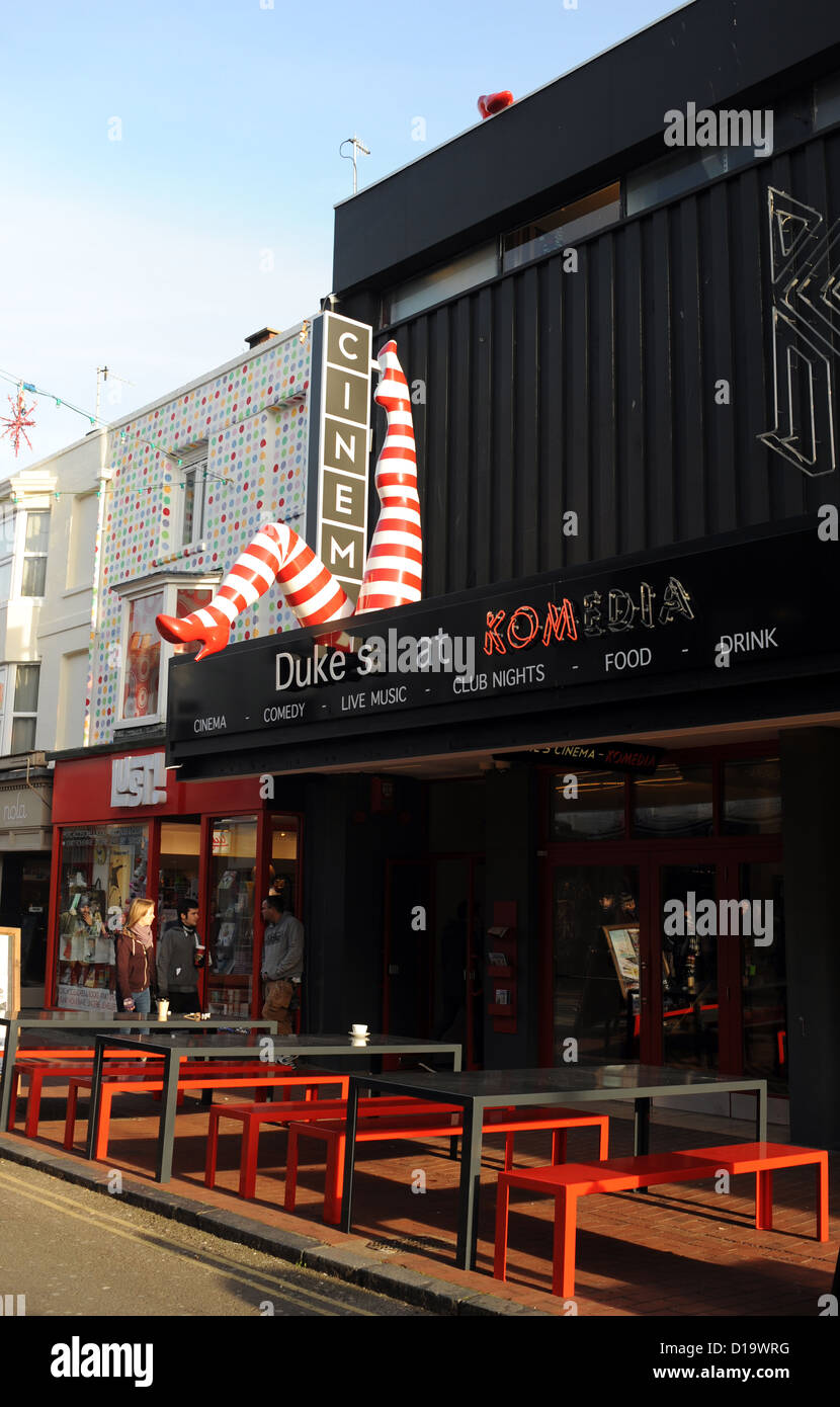 The Komedia club and bar incorporating the Duke's picture house cinema ...