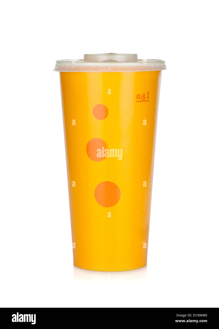 Fast food drink. Isolated on white background Stock Photo - Alamy