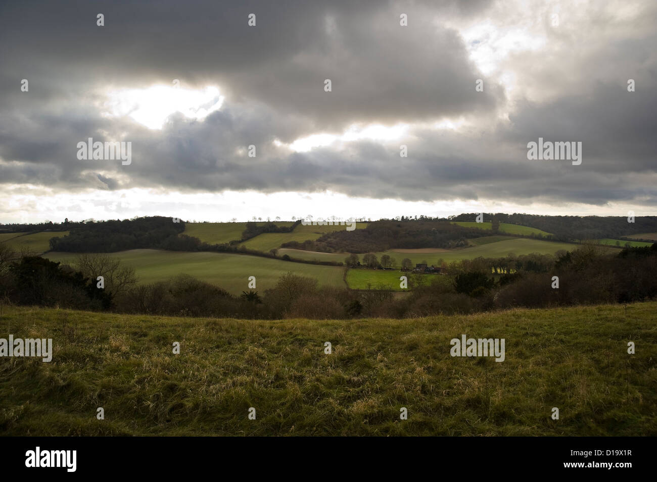 The ridgeway national trail chinnor chiltern hills buckinghamshire hi ...