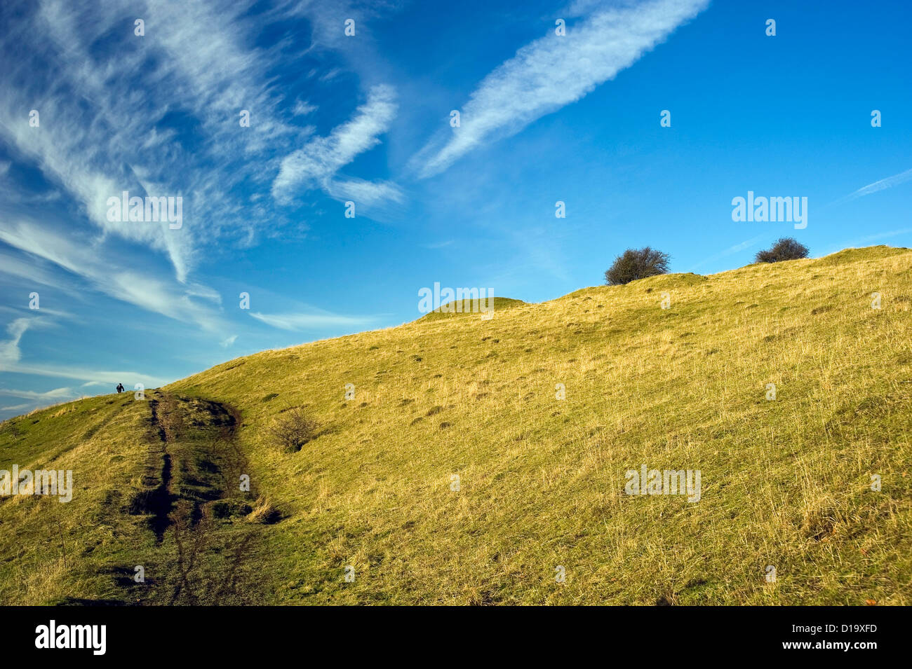Pitstone hill the ridgeway national trail quarry buckinghamshire hi-res ...