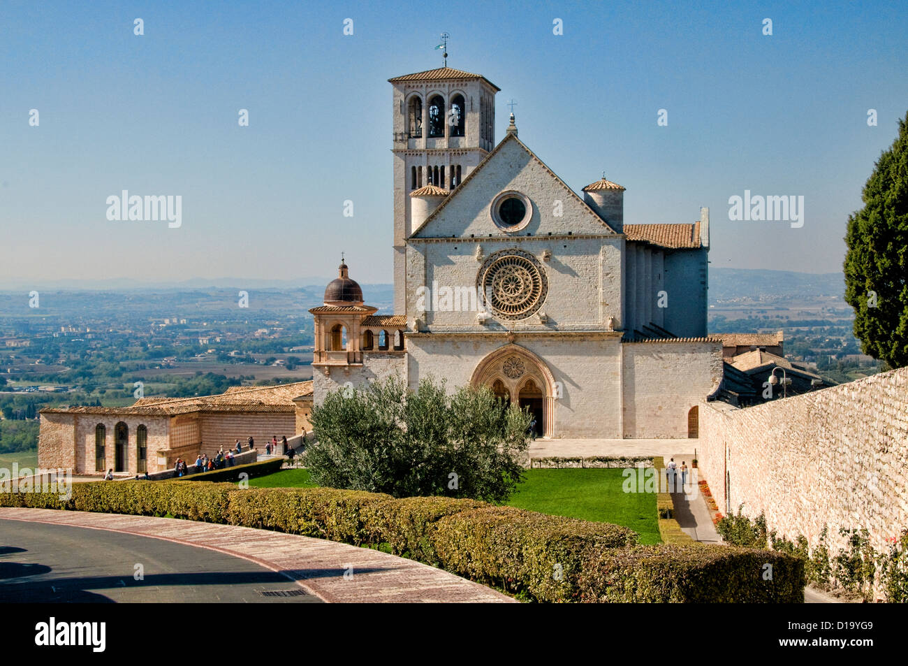 Italy; Assisi; Basilica of St Francis; Umbria travel Stock Photo - Alamy