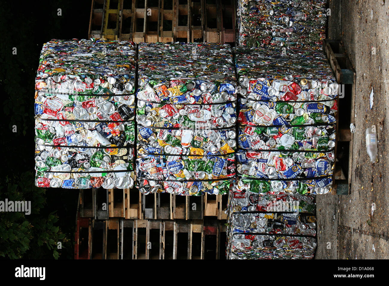 Bales of plastic bottles ready for recycling Stock Photo - Alamy