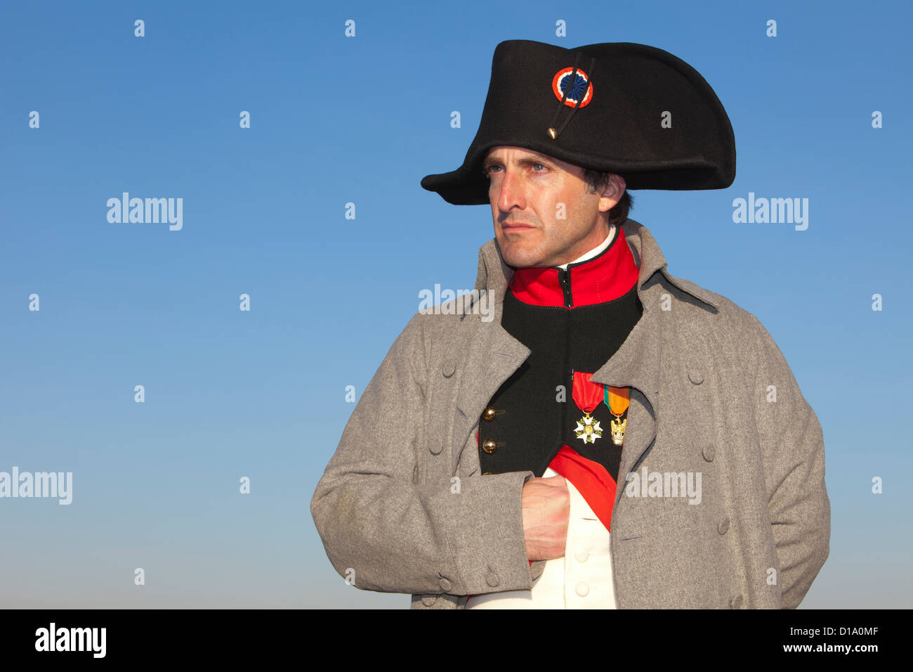 Napoleon Bonaparte commanding his troops at the Battle of Jena ...