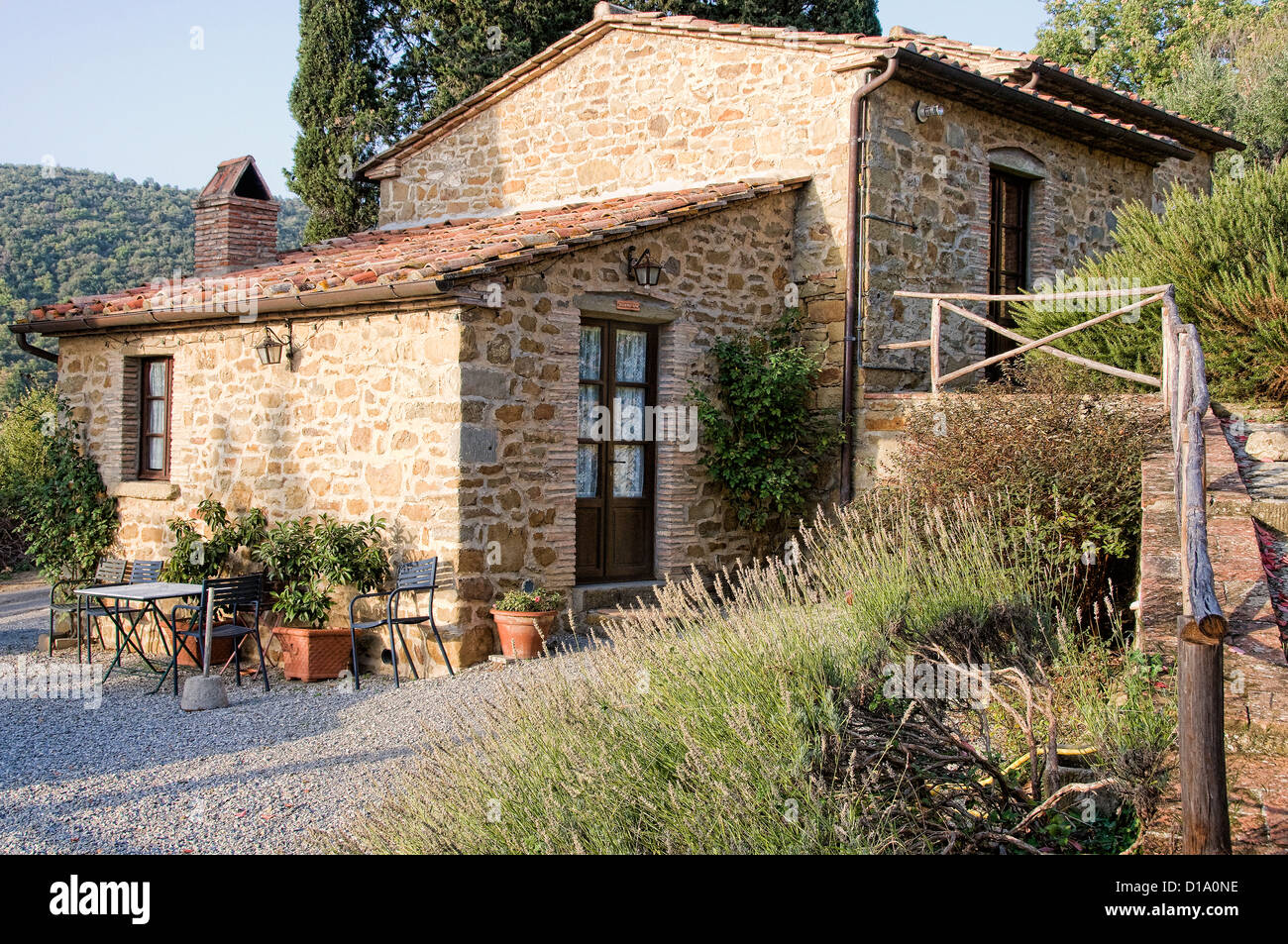 Italy; Tuscany; farm house near Cortona Stock Photo - Alamy
