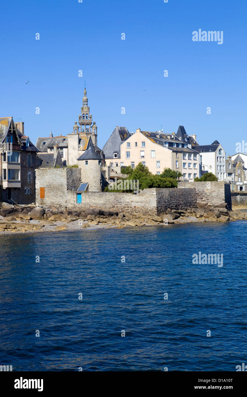 the town of Roscoff in coast of the north of France Stock Photo - Alamy