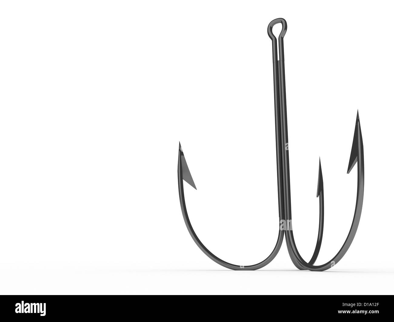 Hook - Computer Art 3D Series - Isolated Image Stock Photo - Alamy