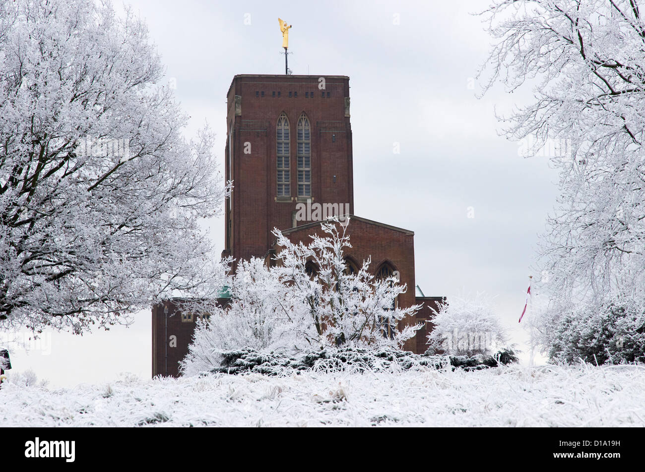 Guildford in the snow hi-res stock photography and images - Alamy