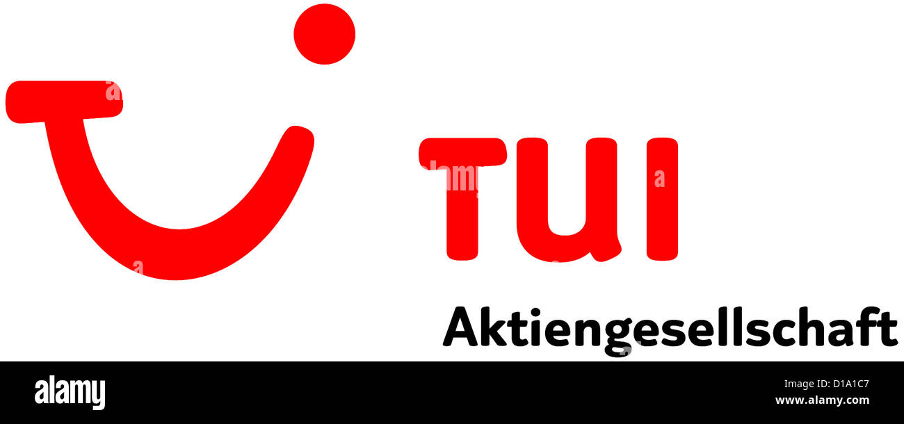Logo of the German tour organizer TUI based in Hanover Stock Photo - Alamy