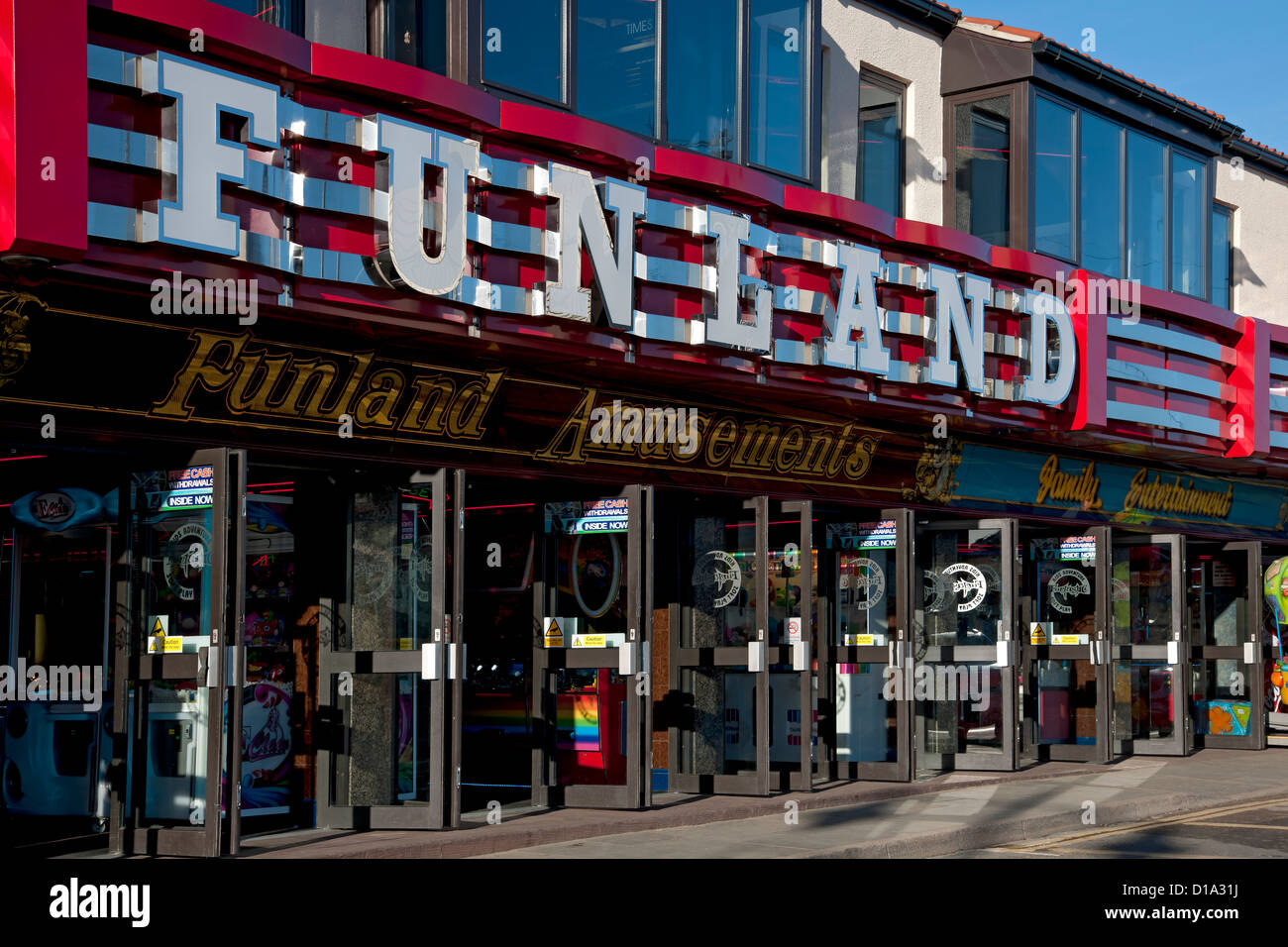 Funland amusement arcade amusements arcades on the seafront Whitby ...