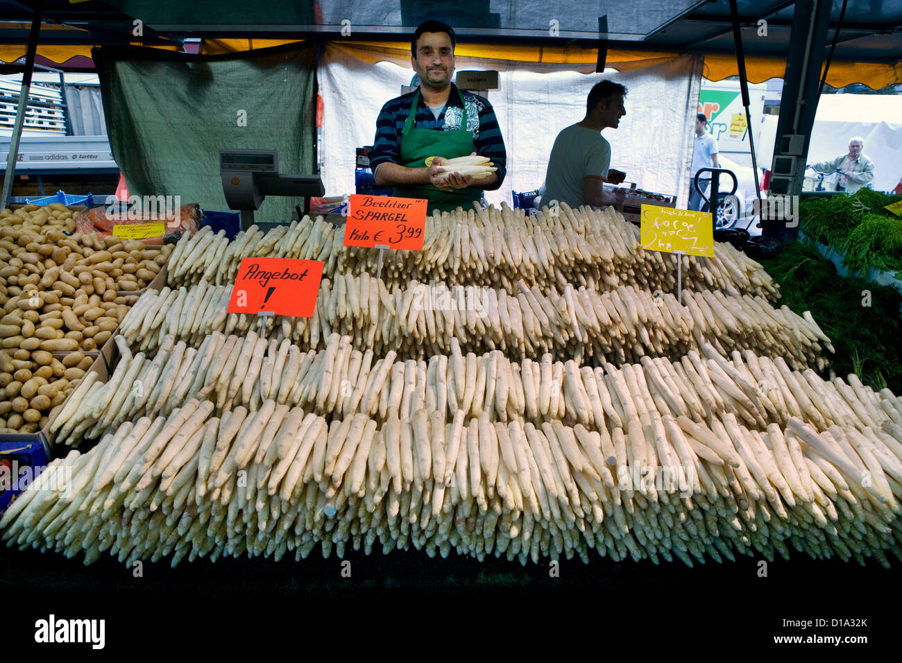 Berlin, Germany, the Neukölln Gemuesehaendler Maybachufer Stock Photo ...