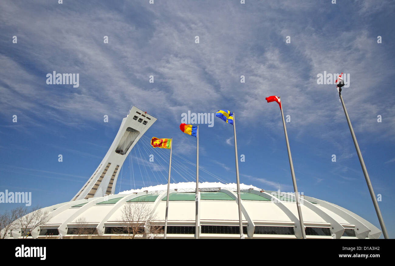 Montreal Olympic Stadium Stock Photo - Alamy