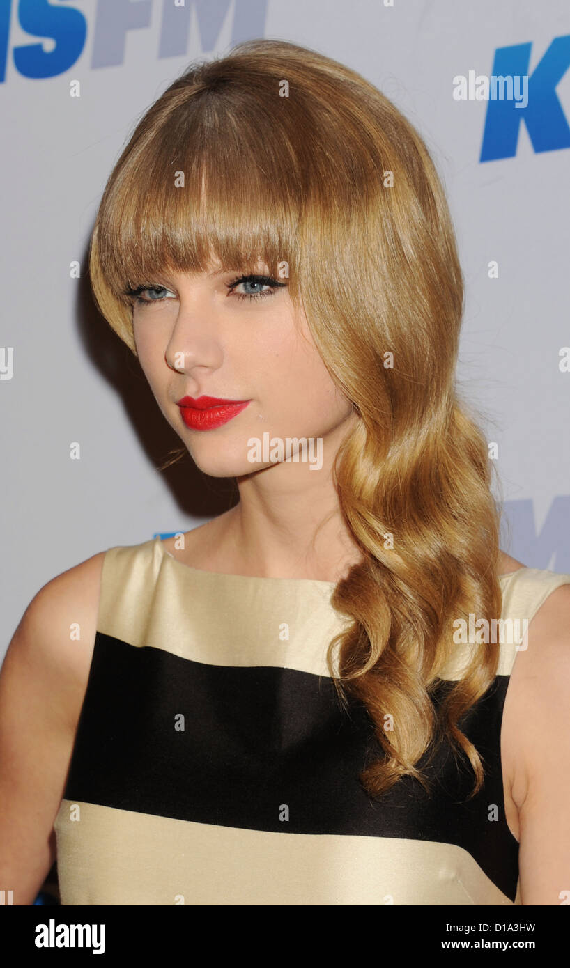 TAYLOR SWIFT US Country singer in December 2012. Photo Jeffrey Mayer ...