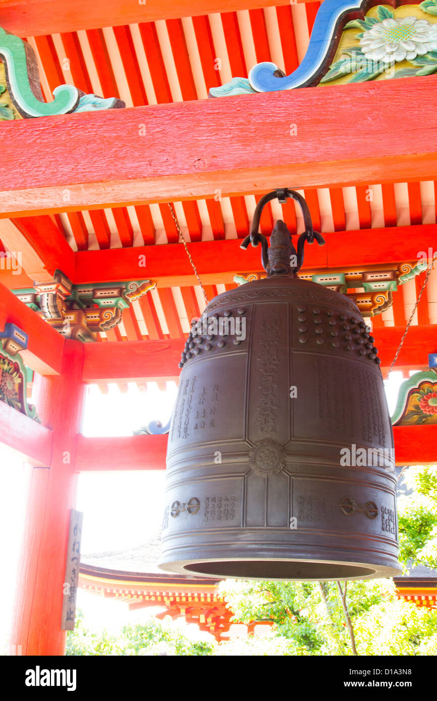 KYOTO, JAPAN Bell at Kiyomizu-dera Stock Photo - Alamy