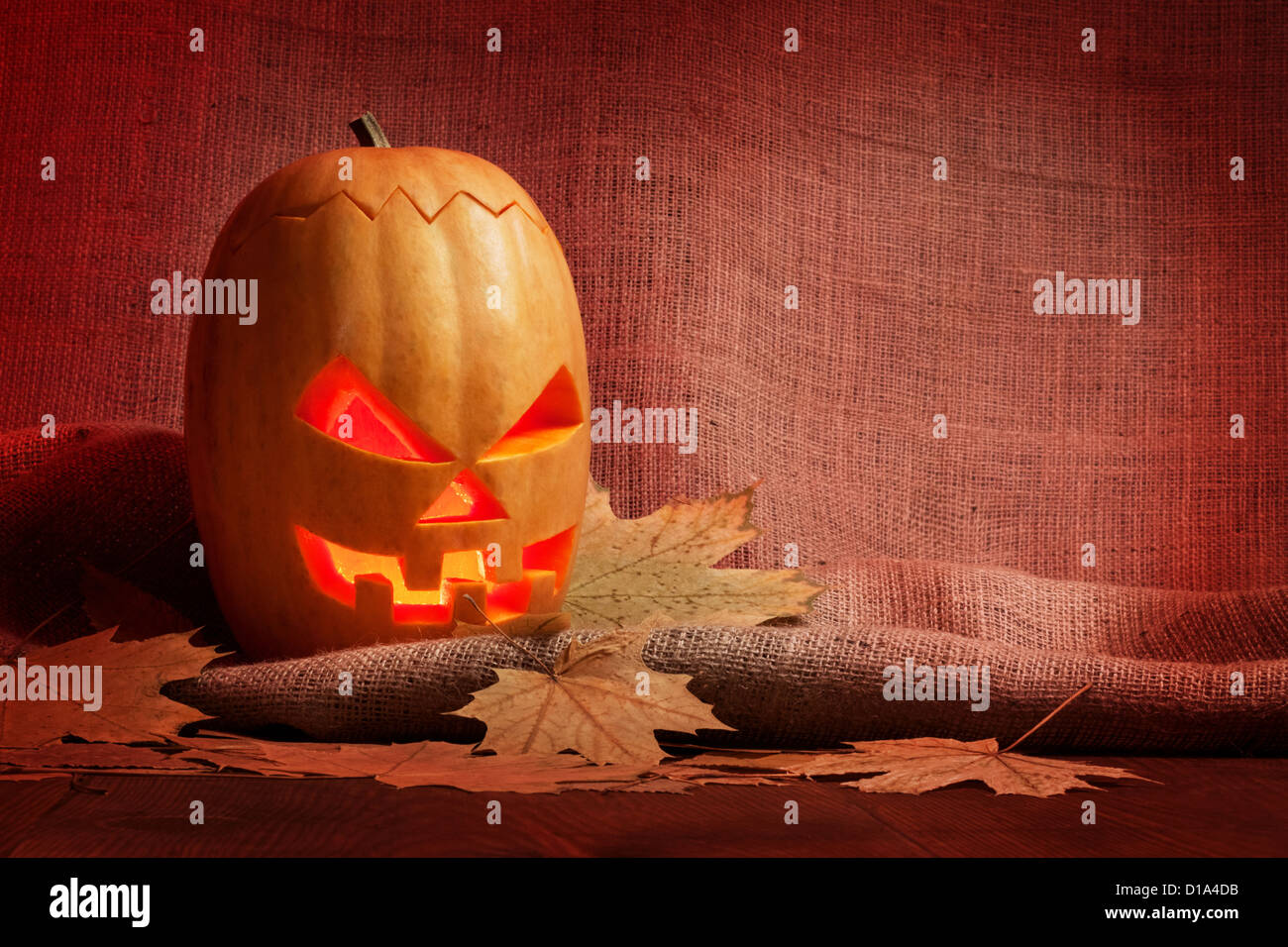 Halloween greeting on pumpkin hi-res stock photography and images - Alamy
