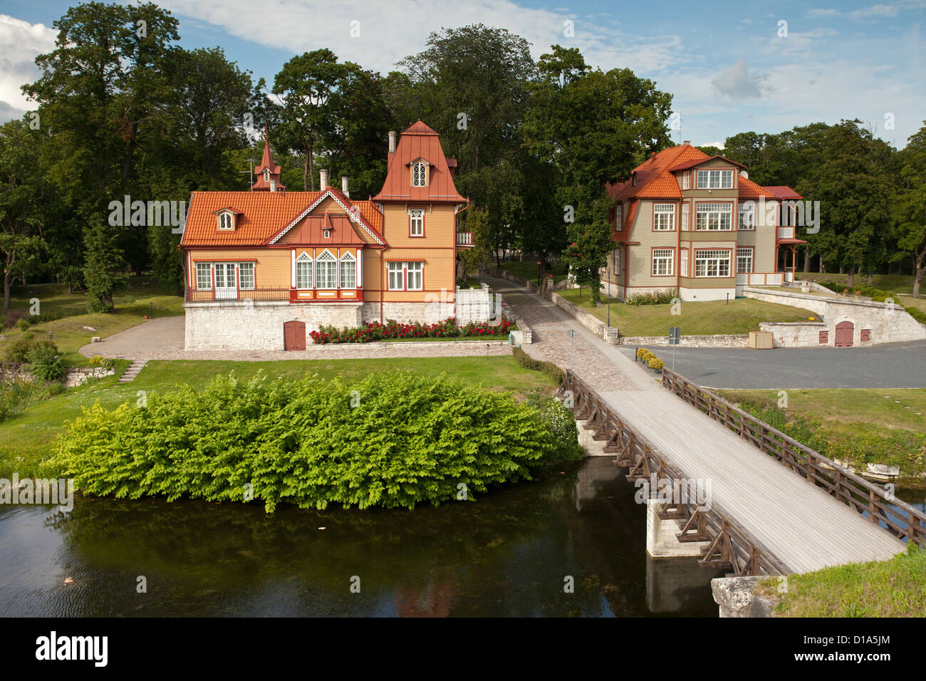 Saaremaa: Kuressaare: Hotels Stock Photo - Alamy