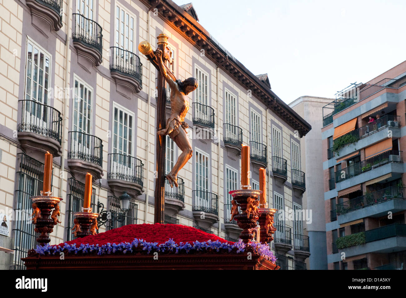 Christ of Faith and Forgiveness, Holy Week procession. Madrid, Spain ...