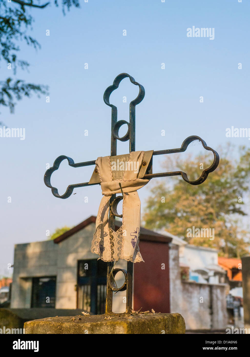Metal Cross On Grave High Resolution Stock Photography and Images - Alamy